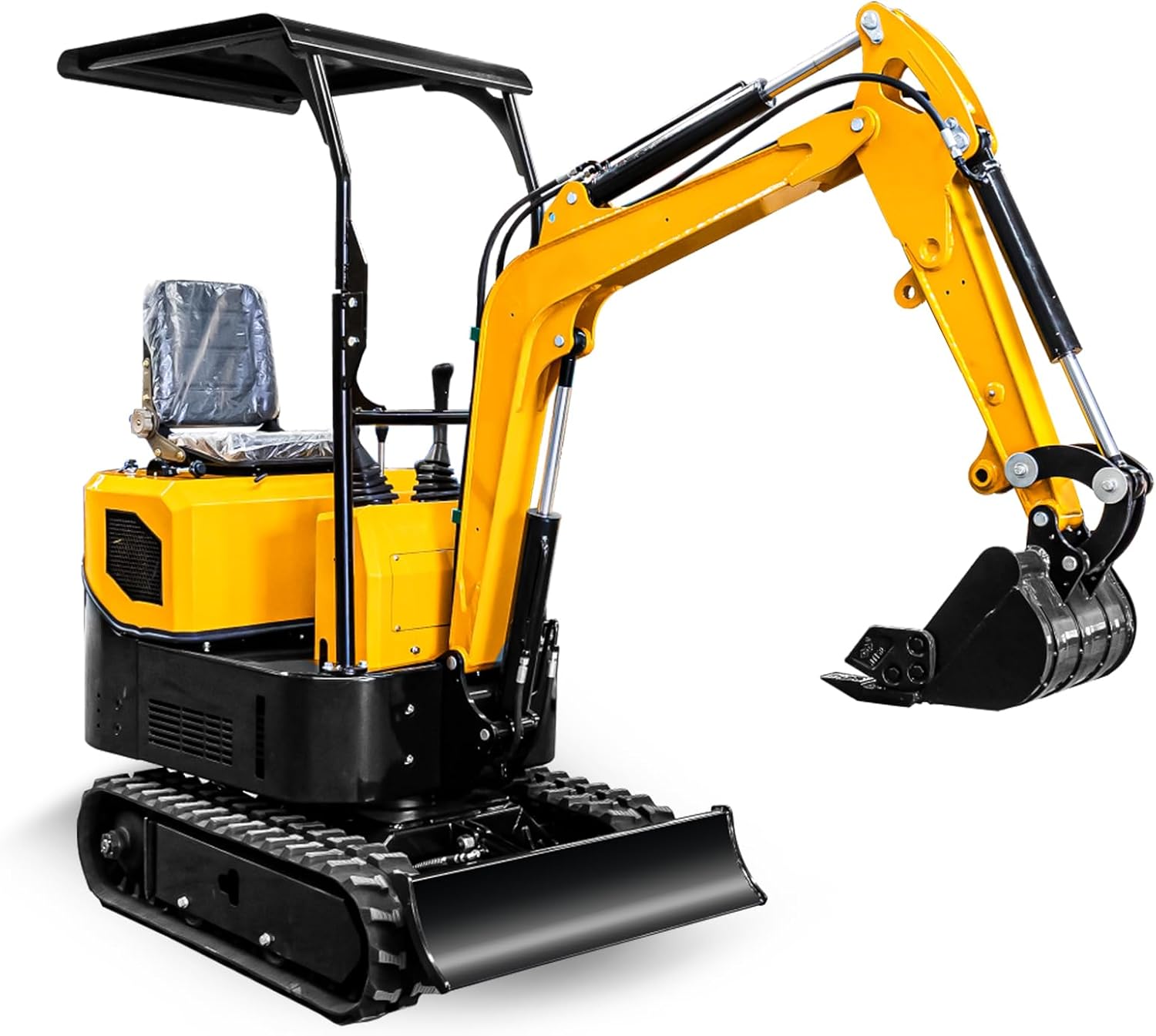 Amazon.com: MMS 2200lb 1Ton Mini Excavator, Compact Digging Machine ...