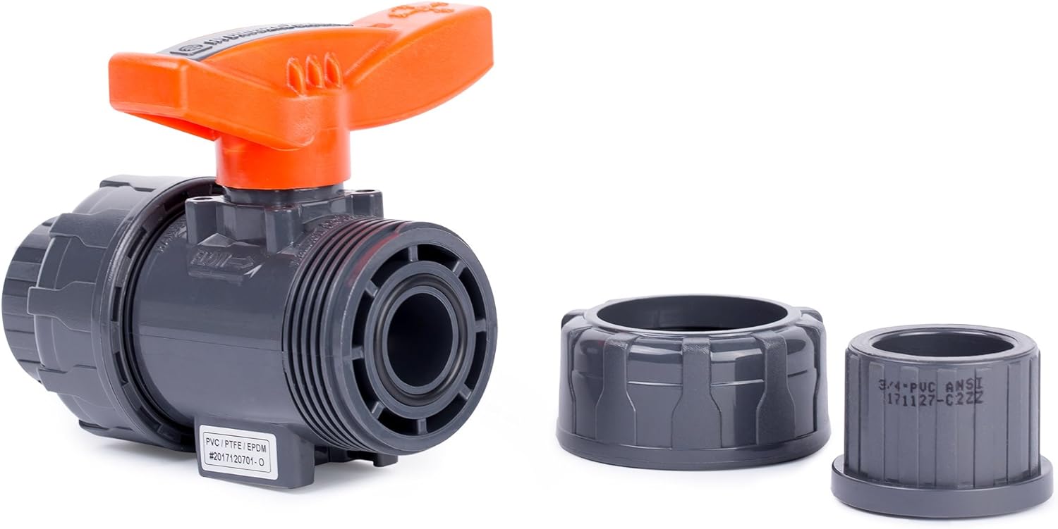 HYDROSEAL Kaplan 34 PVC True Union Ball Valve - Full Chile | Ubuy