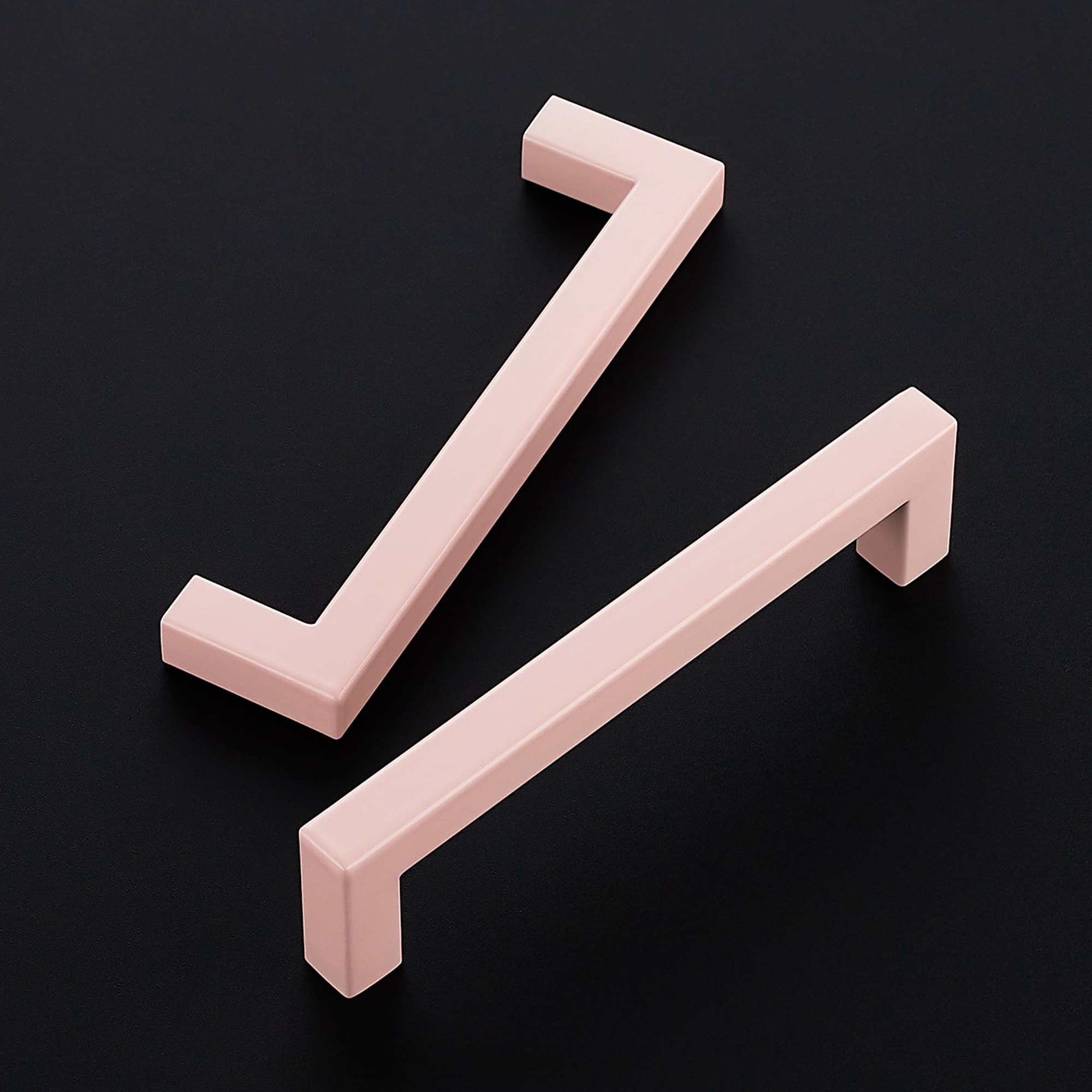 Snapklik.com : 40 Pack 5 Inch Kitchen Square Cabinet Handles Pink ...