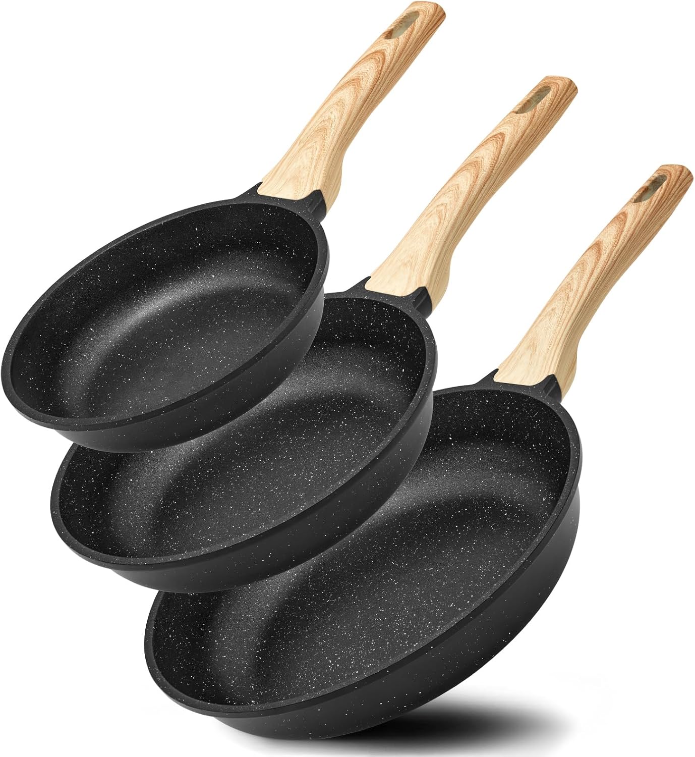 Amazon.de: BLAZANT Pfannen-Set Induktion 20+24+28 cm, Pfannenset ...