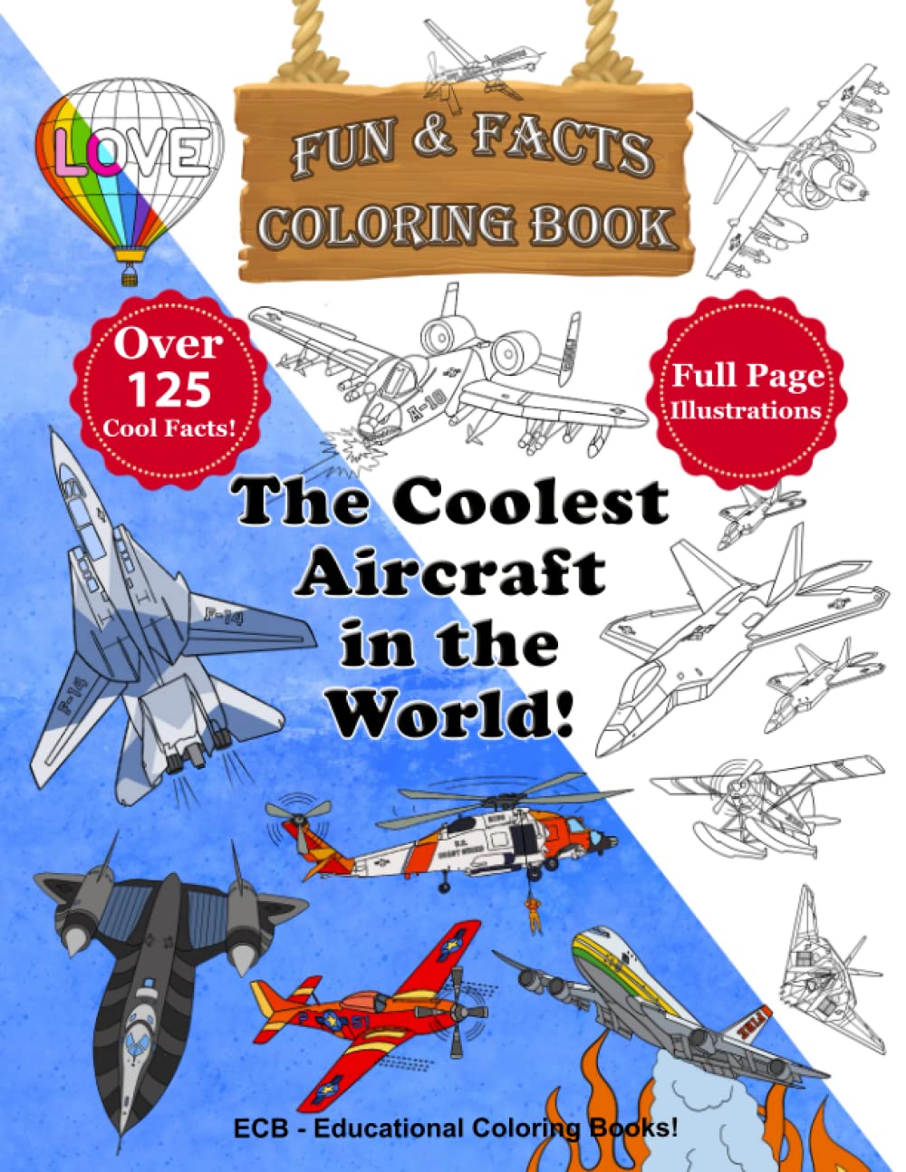 The Coolest Aircraft In The World Fun And Facts Coloring | Desertcart KSA