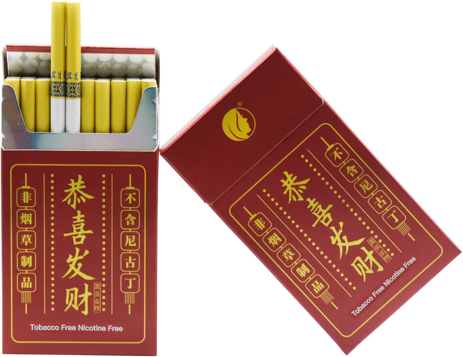 Cigarrillos de hierbas Wild Tea – Sin tabaco y nicotina – 2 paquetes 40 ...