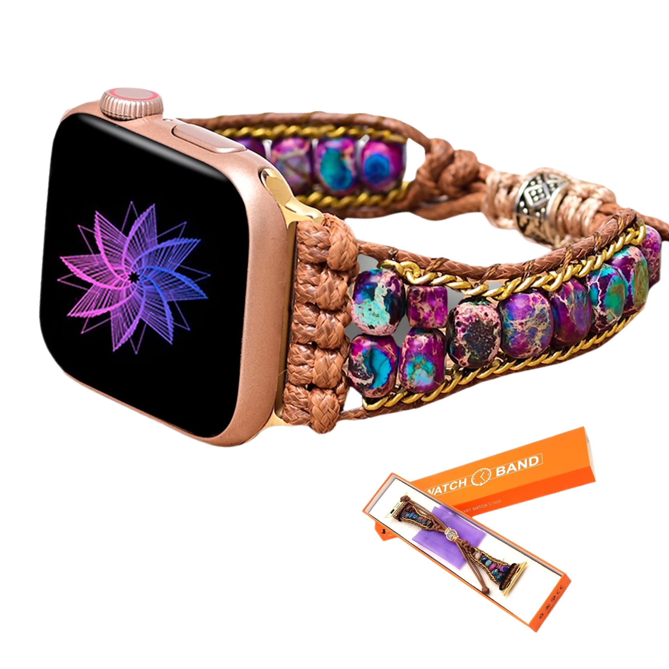 Amazon.com: SURPRISE PIE Women Handmade Boho Beaded Watch Band ...