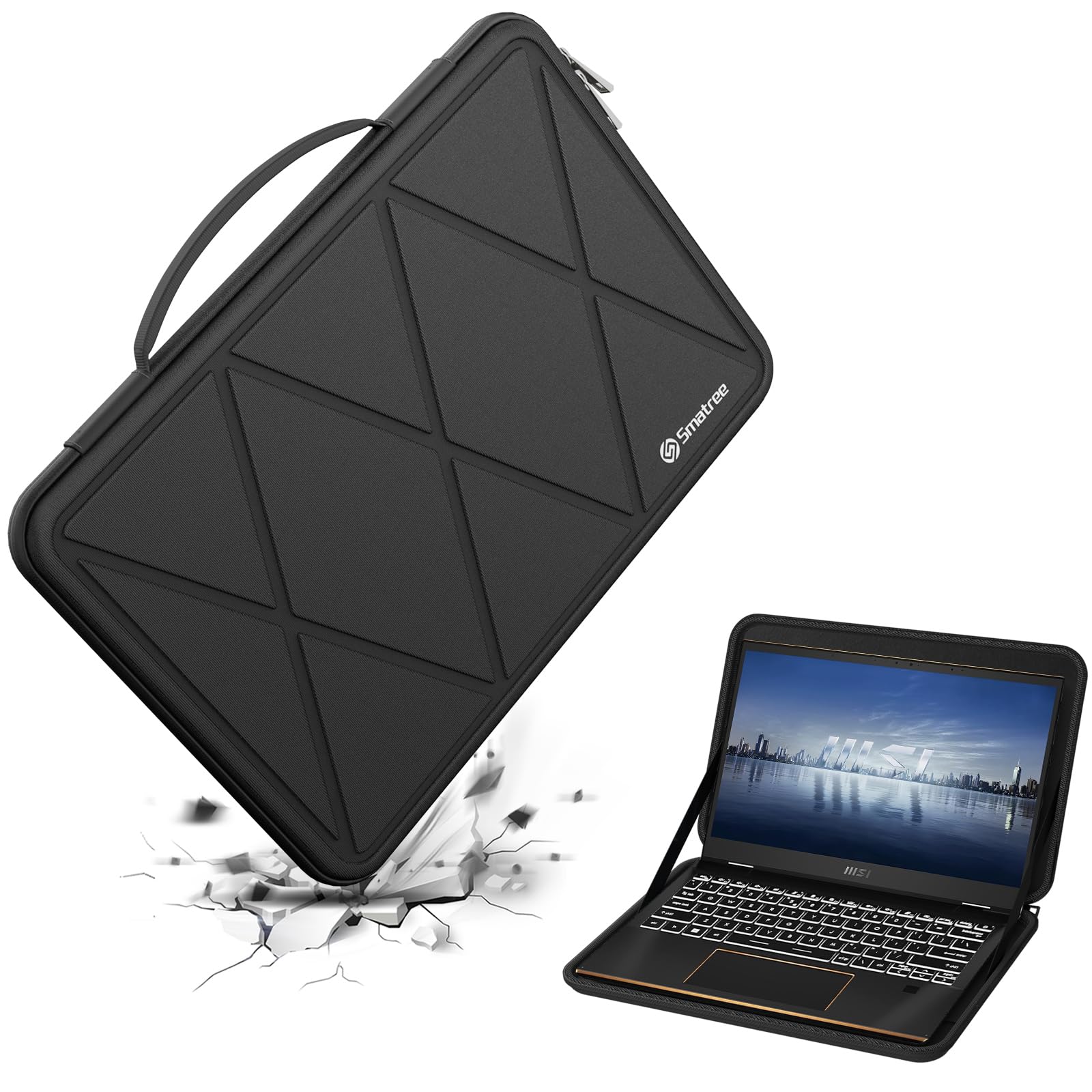 Amazon.com: Smatree Hard EVA Protective Sleeve Case Compatible for 13.4 inch MSI Summit E13 Flip ...