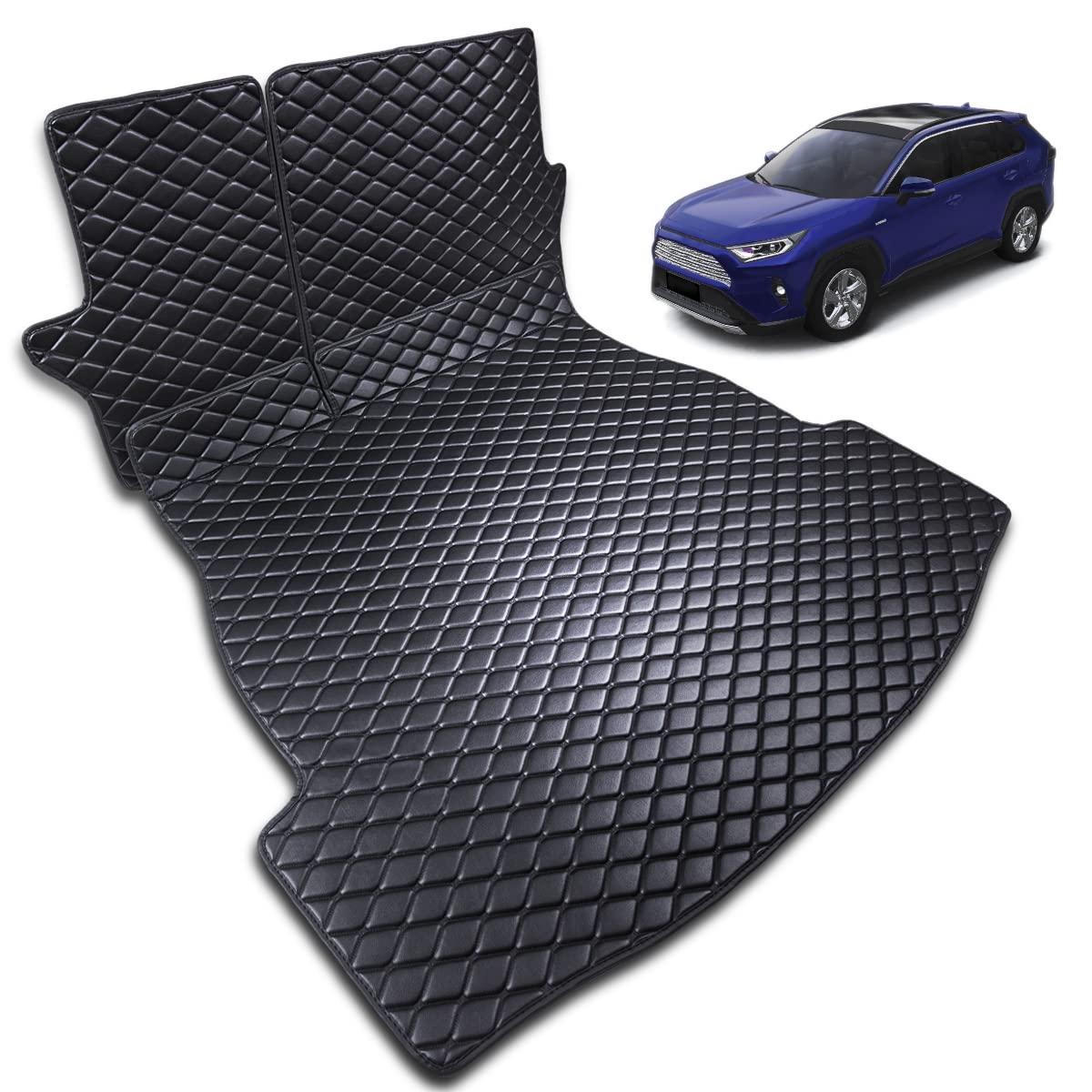 7DEEKEI for 2019-2023 Toyota RAV4 (Include Hybrid) Trunk Mat and Rear ...