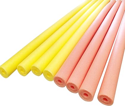 Amazon.com: 8-Pack Pool Noodles Foam - 60in Large Thick Hollow Floating ...