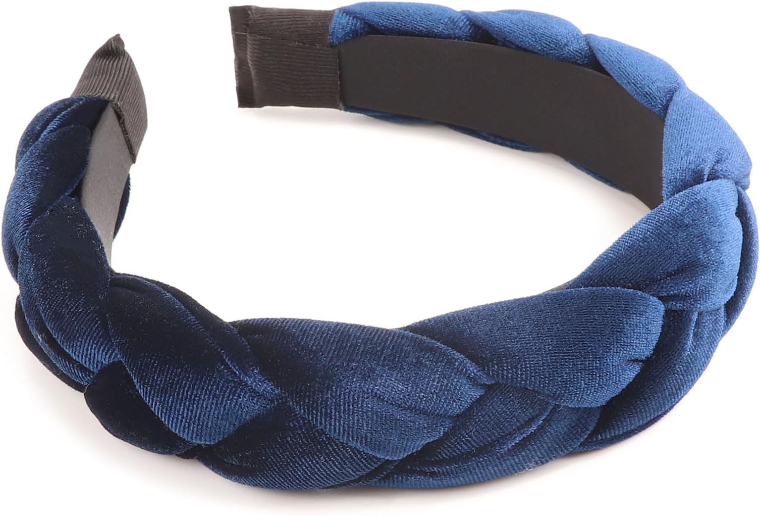 Amazon.com : Glamlily 4 Pack Velvet Braided Headbands for Women, Wide ...