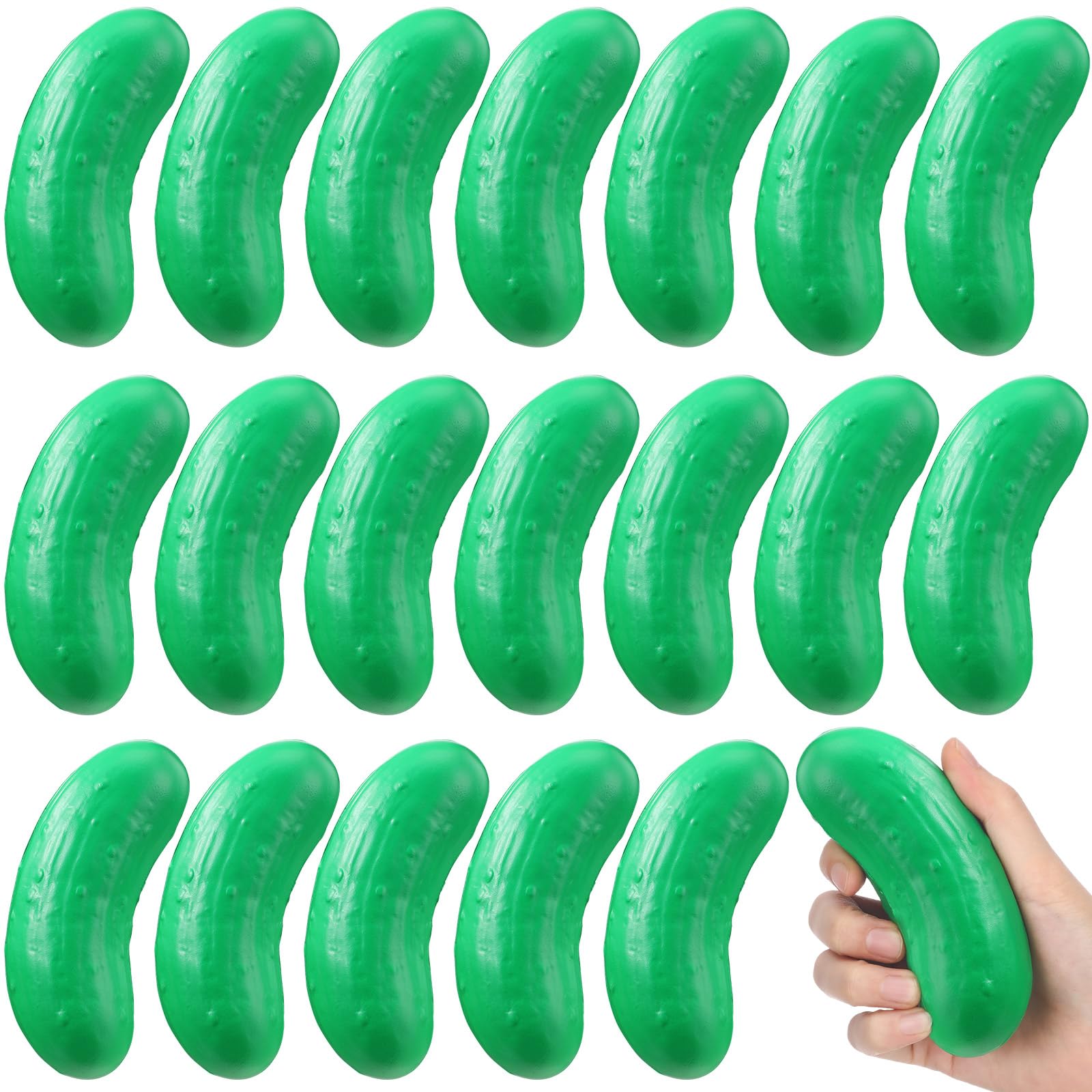 Amazon.com: HyDren 10 Pcs Pickle Stress Balls Bulk Valentine Pickle Toy ...