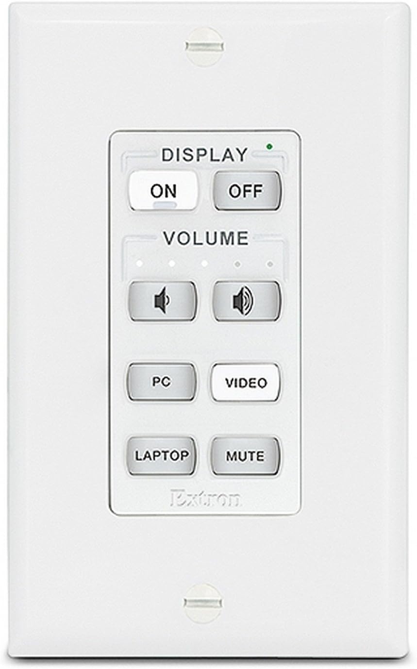 Amazon.com: Extron EBP 108 D | Decora eBUS Button Panel with 8 Buttons ...