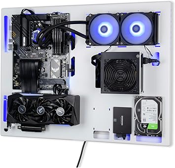 Amazon.com: ABK Design, Wall Computer Case - Wall Mount Computer Case ...