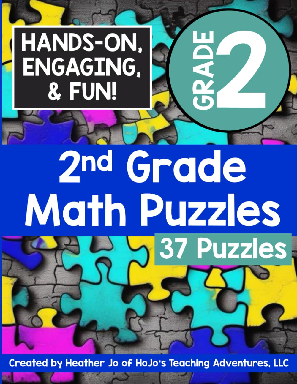 2nd Grade Math Puzzles: Kids Ages 7, 8, and 9 - Addition, Subtraction ...