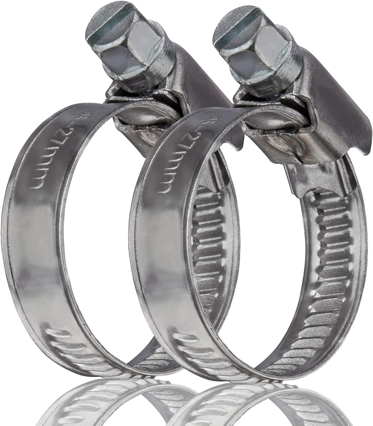 GARSIDURO® Schlauchschellen Edelstahl | 16-27mm [2 Stück] | Profi W5 ...