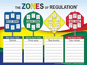 Affiche Zones of Regulation : Social Thinking: Amazon.fr: Autres