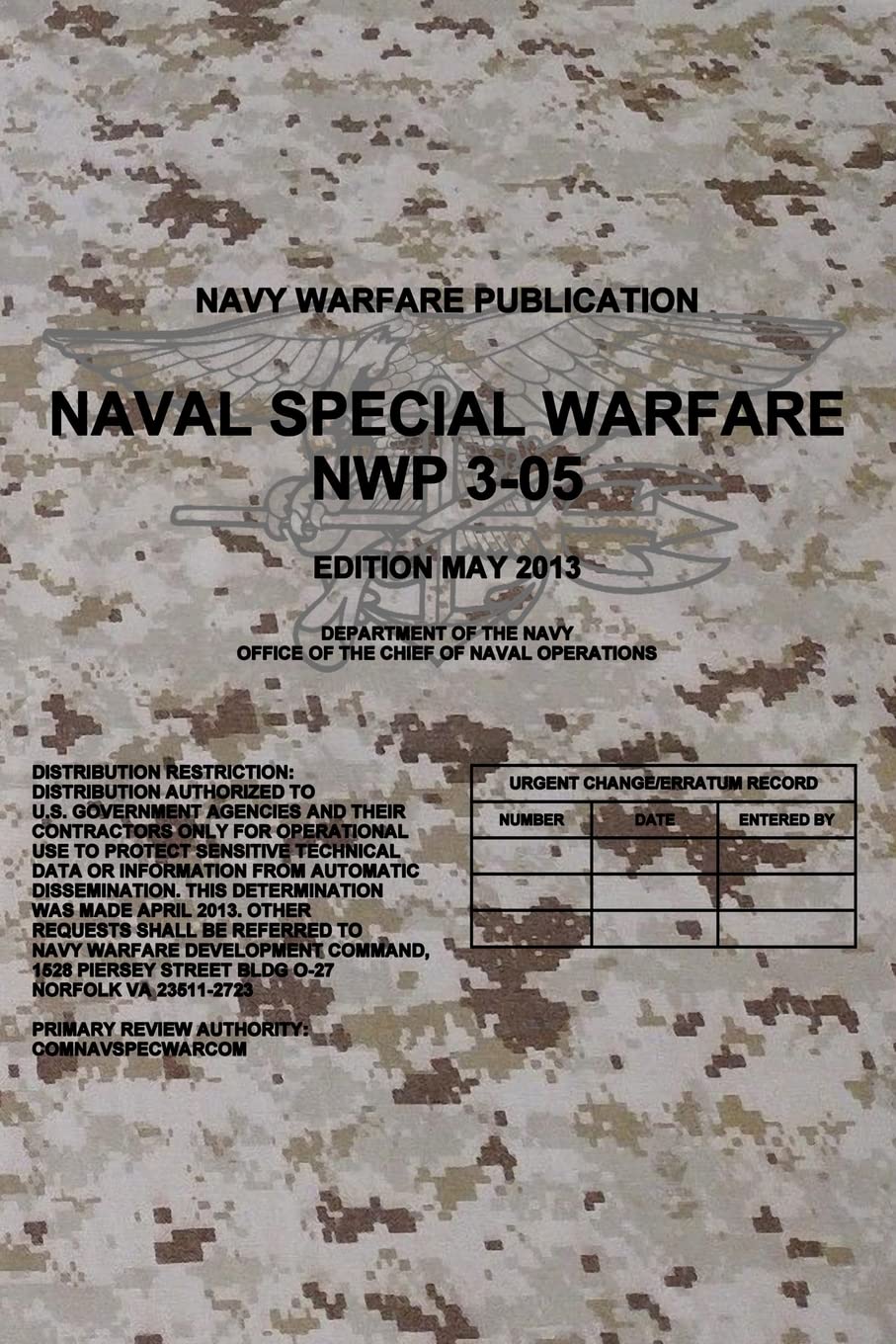 NWP 3-05 Naval Special Warfare: May 2013: Navy, Department of the ...