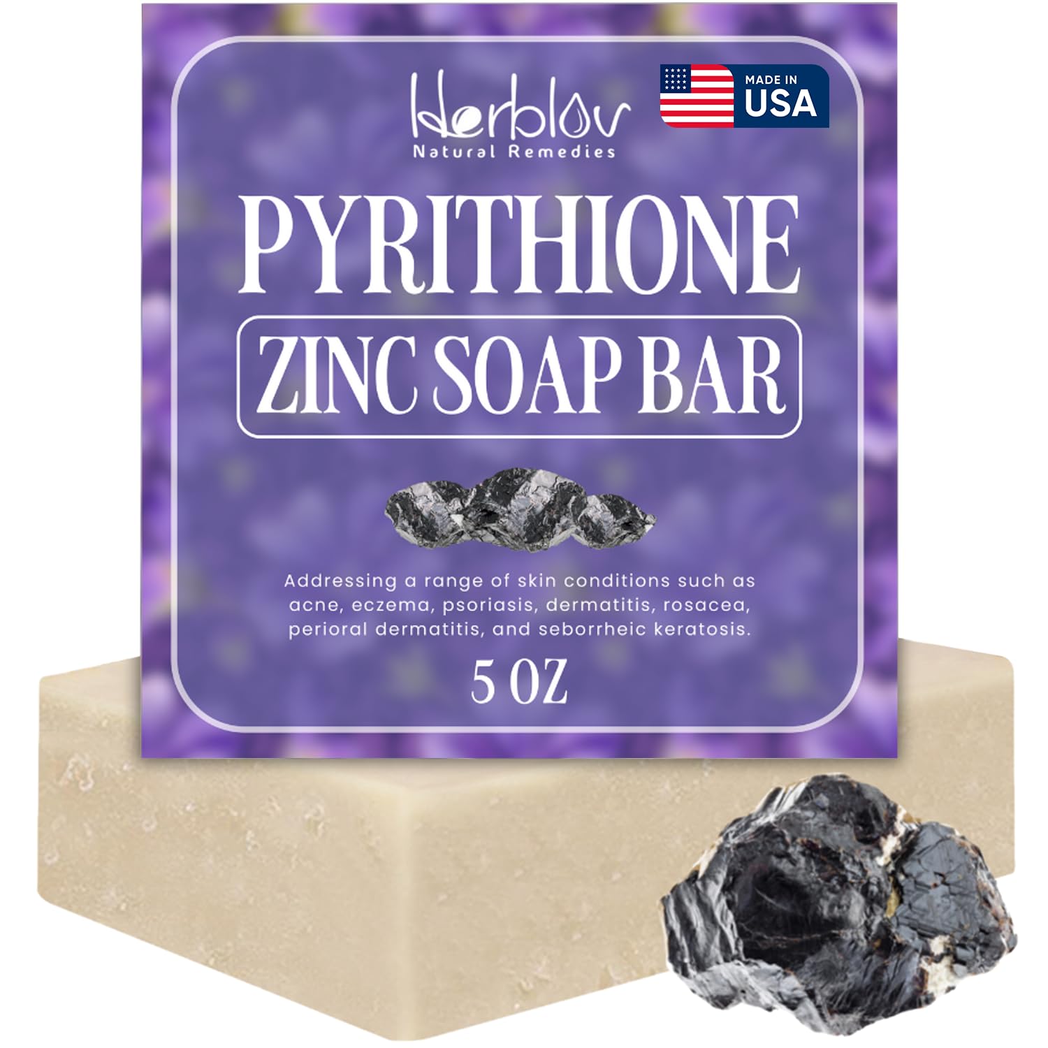 Amazon.com : Pyrithione Zinc Soap Bar for Face & Body, 4oz | 2% ZnP Bar ...