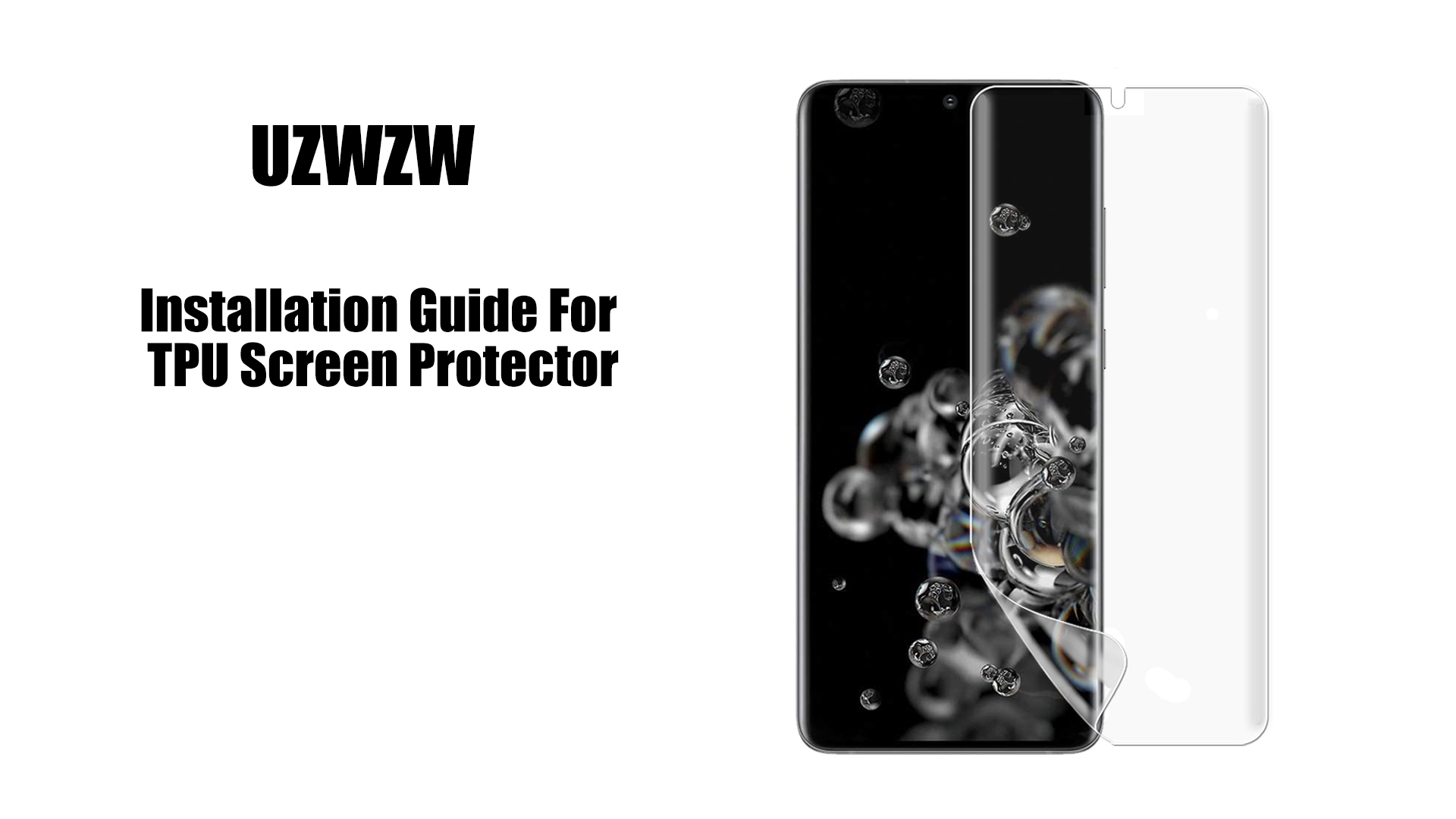 Watch Installation Video for TPU Screen Protector on Amazon Live