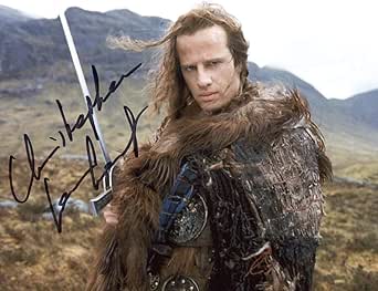 Amazon.com: ACTOR Christopher Lambert HIGHLANDER autograph, signed ...