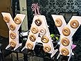 Amazon.com | Ginger Ray Yay Pink Ombre Donut Wall Stand, Mix it Up ...