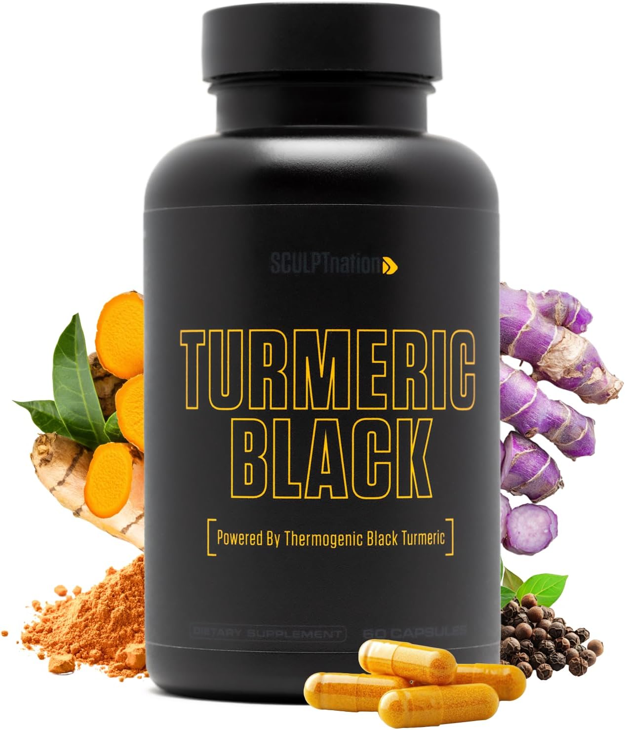Amazon.com: Sculpt Nation by V Shred Powerful Turmeric Supplement ...