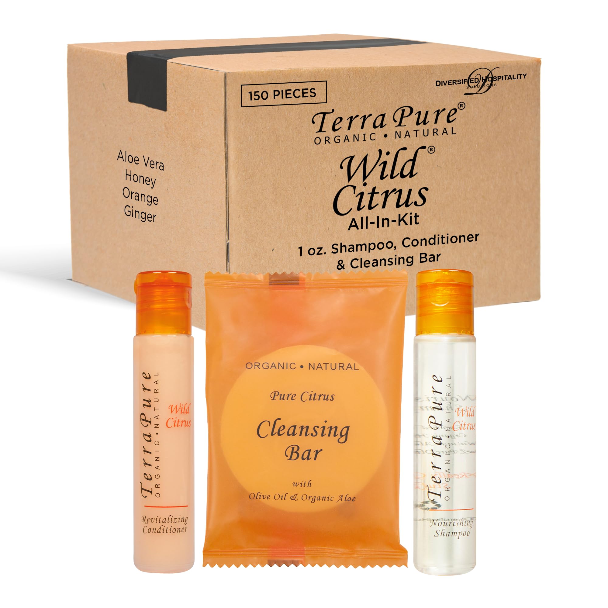 Amazon.com : Terra Pure Wild Citrus Hotel Soaps and Toiletries Bulk Set ...