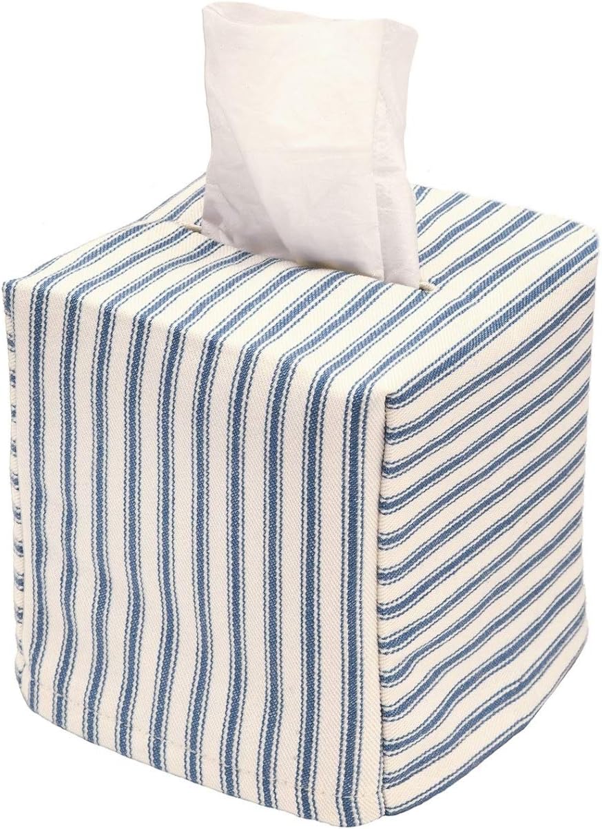 Amazon.com: Fabric Tissue Box Cover, Tissue Holder Slipcover, Slips ...
