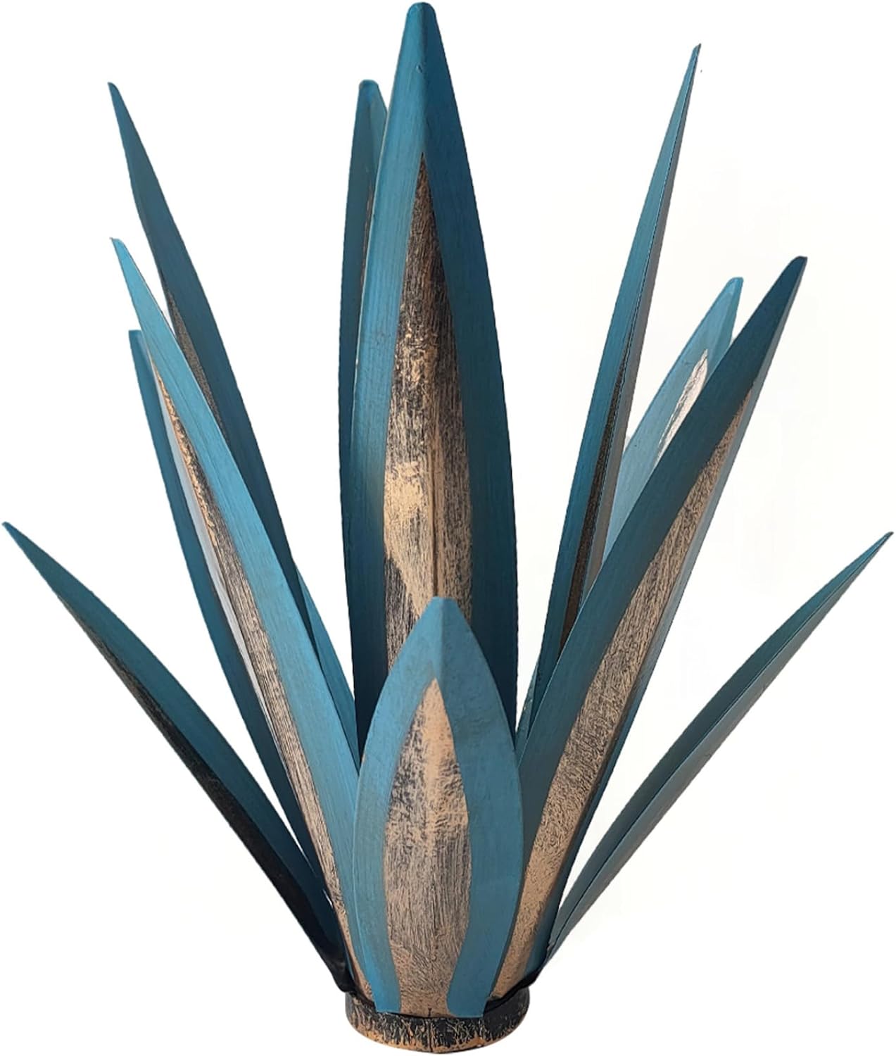 Amazon.com: Wedhapy Metal Agave Plants Decor Garden Sculpture 13.8 Inch ...