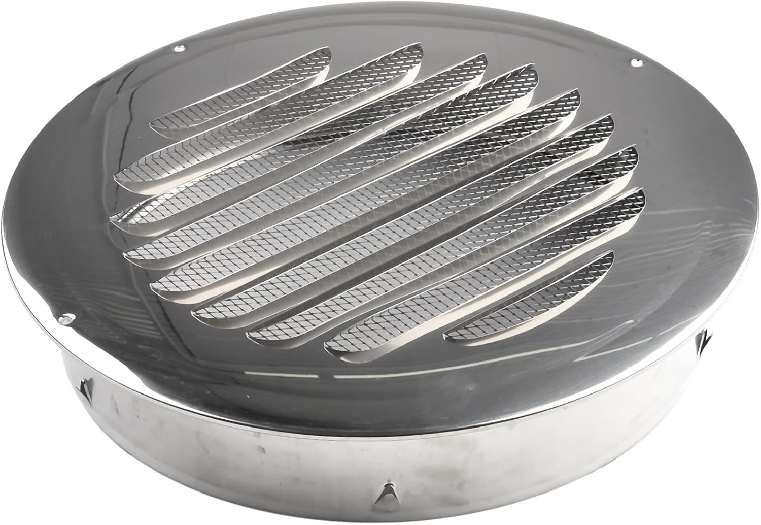 Oniissy 70-300mm Stainless Steel Flat Round Air Vent Grille Metal Cover ...