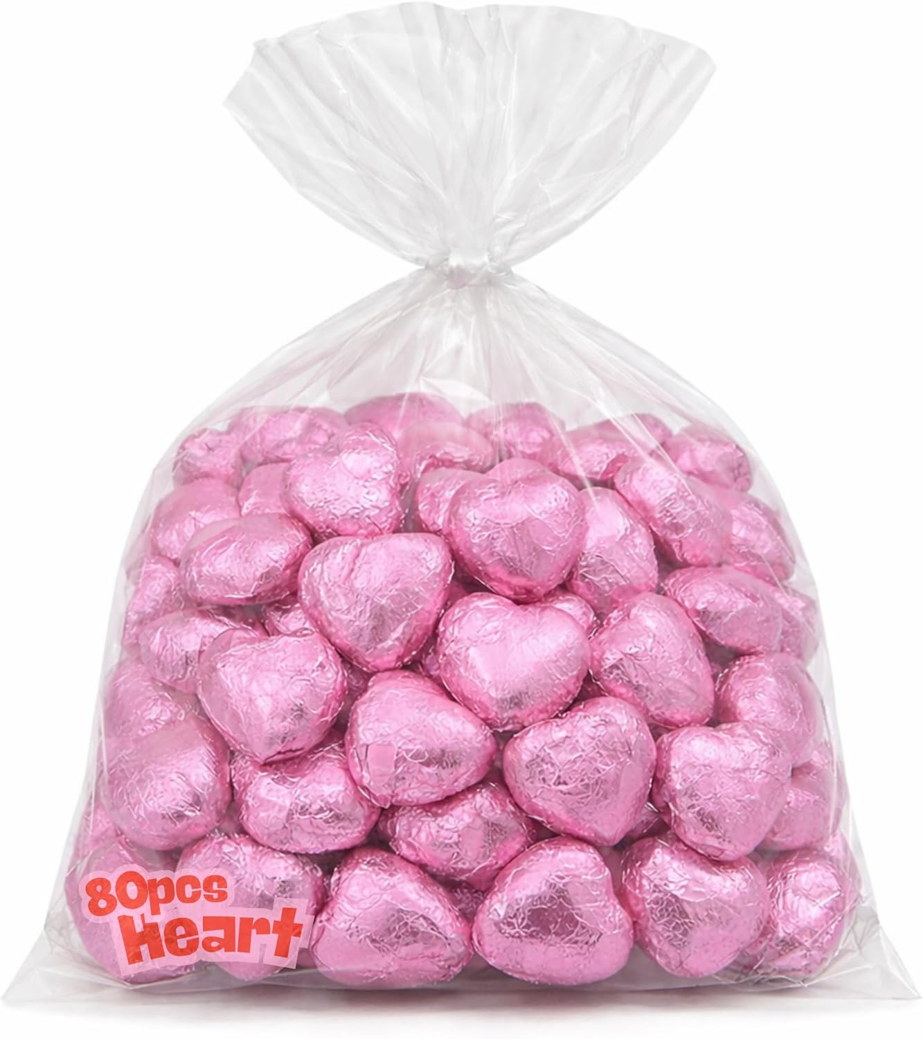 Milk Chocolate Hearts Bag Bulk 80Pcs Multipack | Individually Wrapped ...