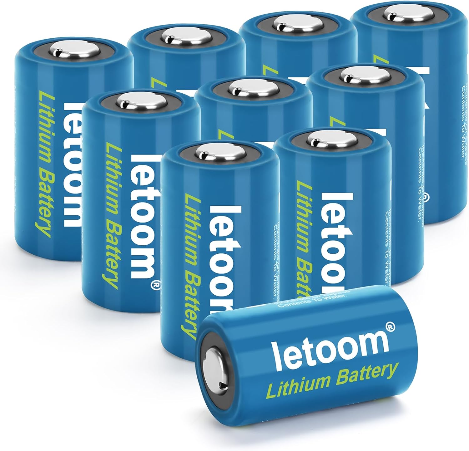 Amazon.com: letoom CR2 Battery 3V Lithium 10-Pack with PTC Protection ...