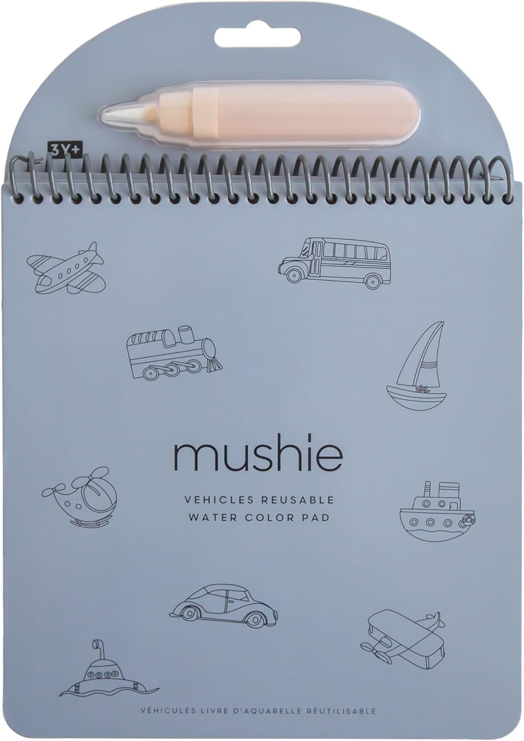 Amazon.com: mushie Vehicles Reusable Water Color Pad | Montessori ...
