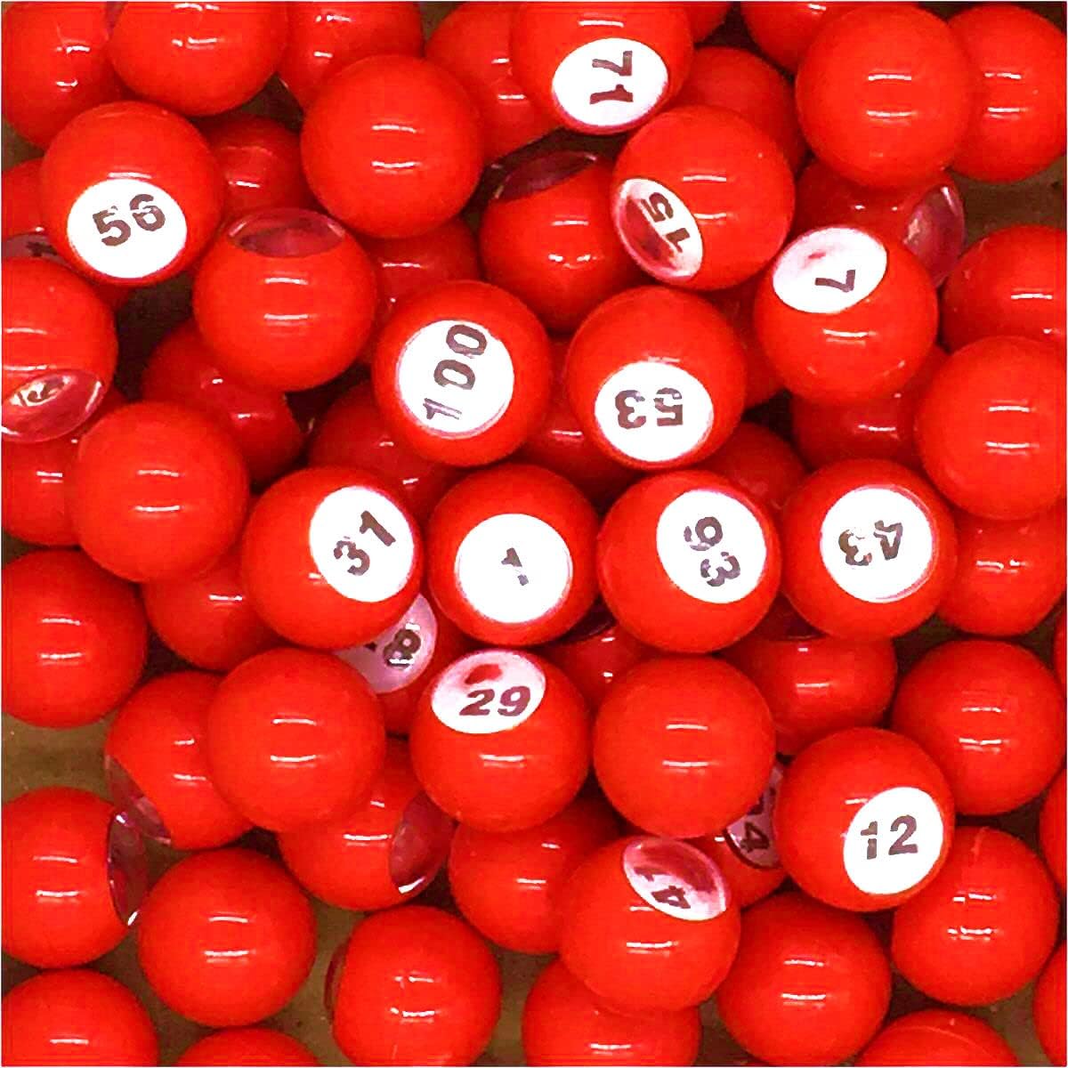 Tapp Collections Raffle Balls Number Set (1-100) : Amazon.ca: Toys & Games