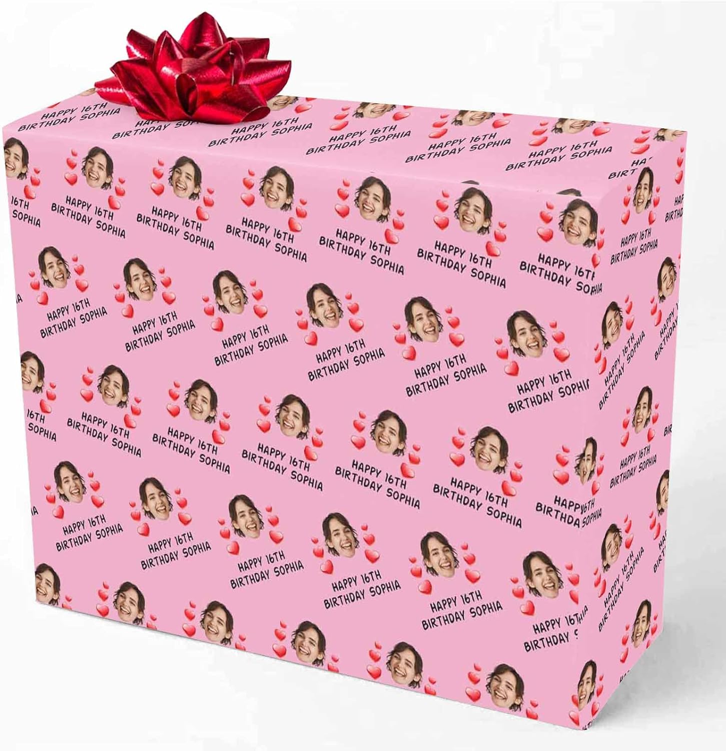 Amazon.com: M YESCUSTOM Personalized Birthday Wrapping Paper with ...