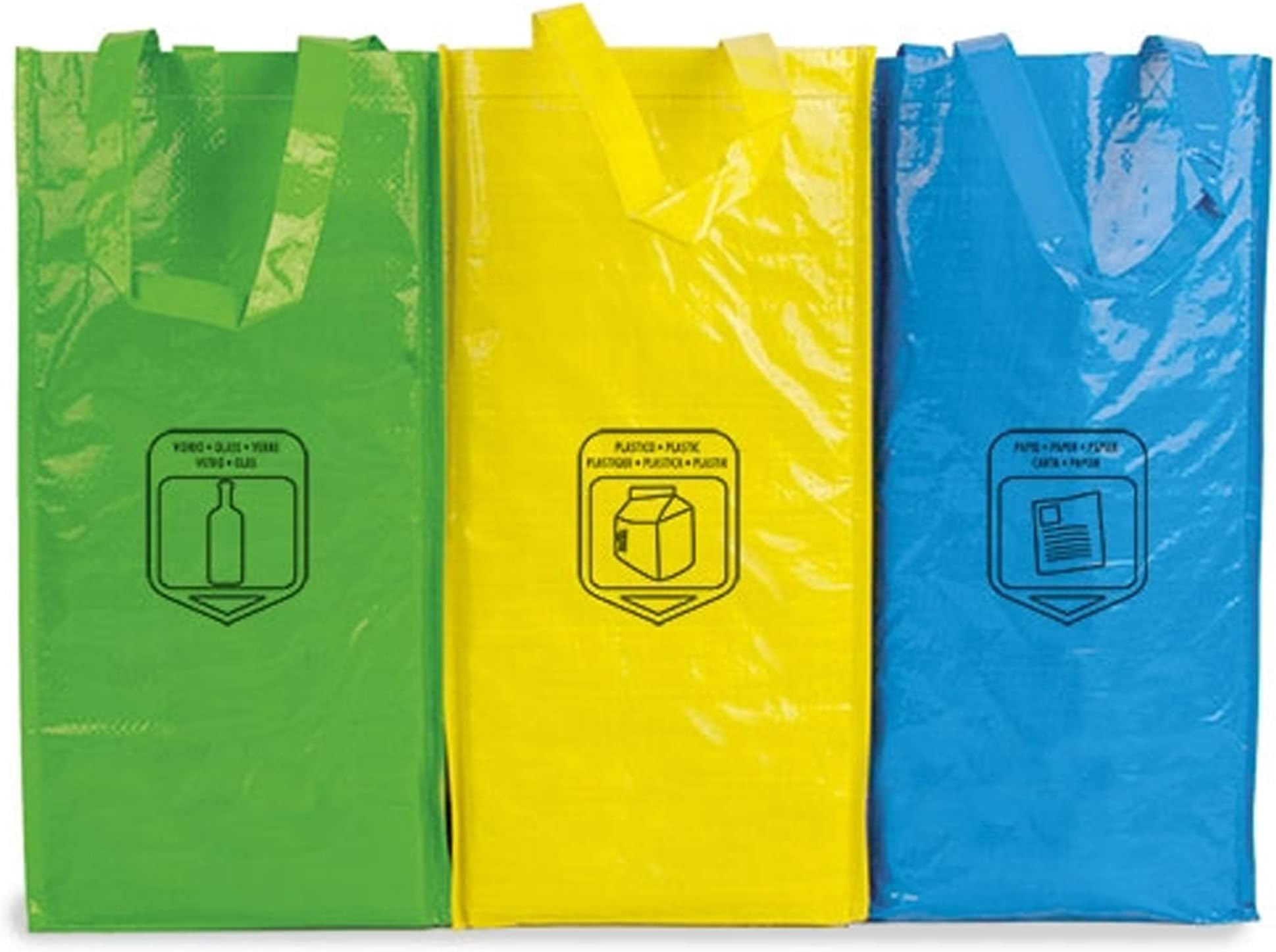 47 Litre Recycling Bag with Top Flap and Handles - Tip Strap ...