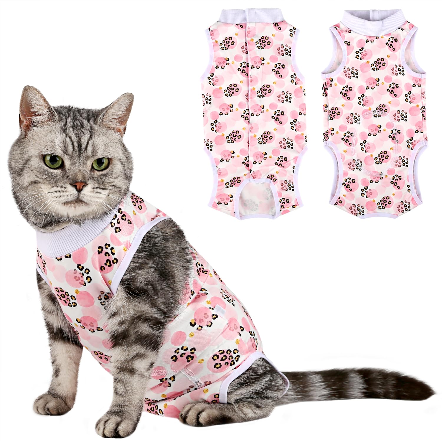 Amazon.com : Due Felice Cat Surgery Recovery Suit Small Dog Surgical ...