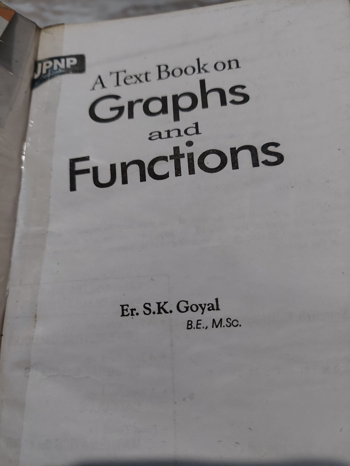 Buy A Text Book on Graph & Functions Book Online at Low Prices in India ...