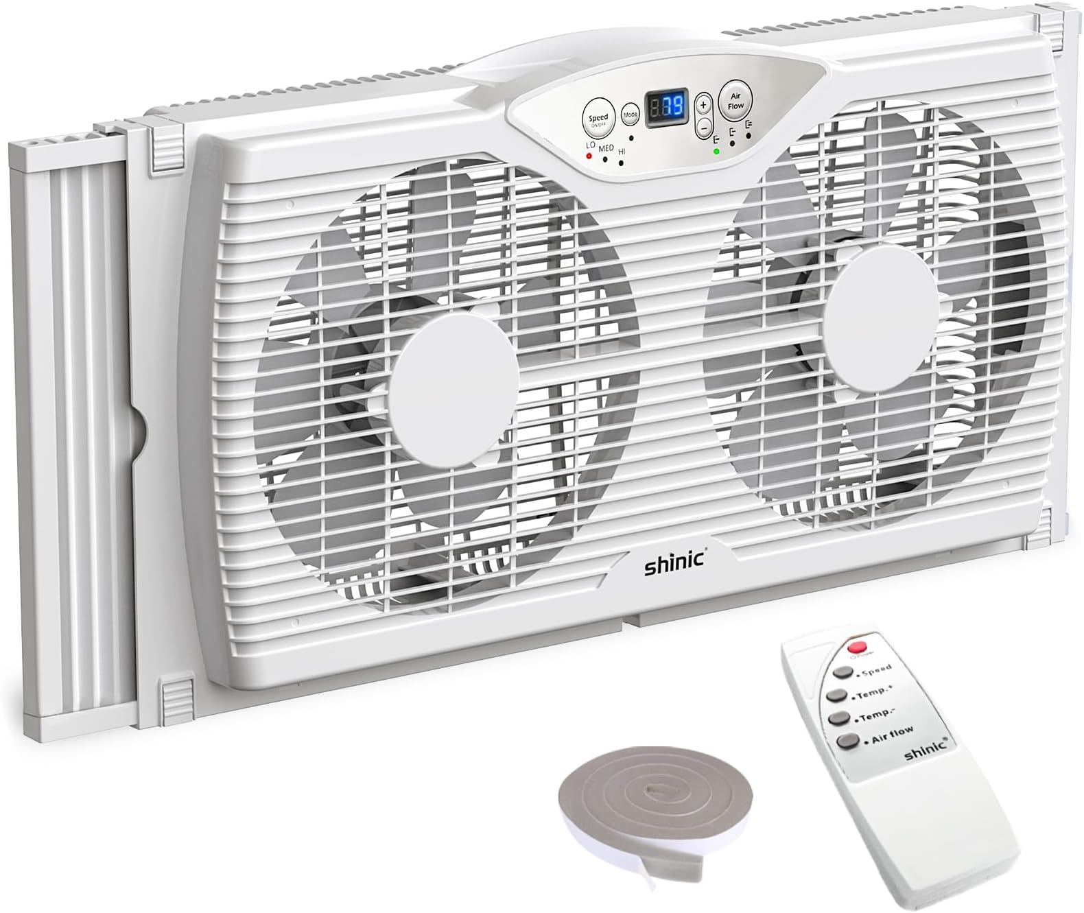 Amazon.com: Craig Dual Window Fan with Reversible Airflow - Perfect ...