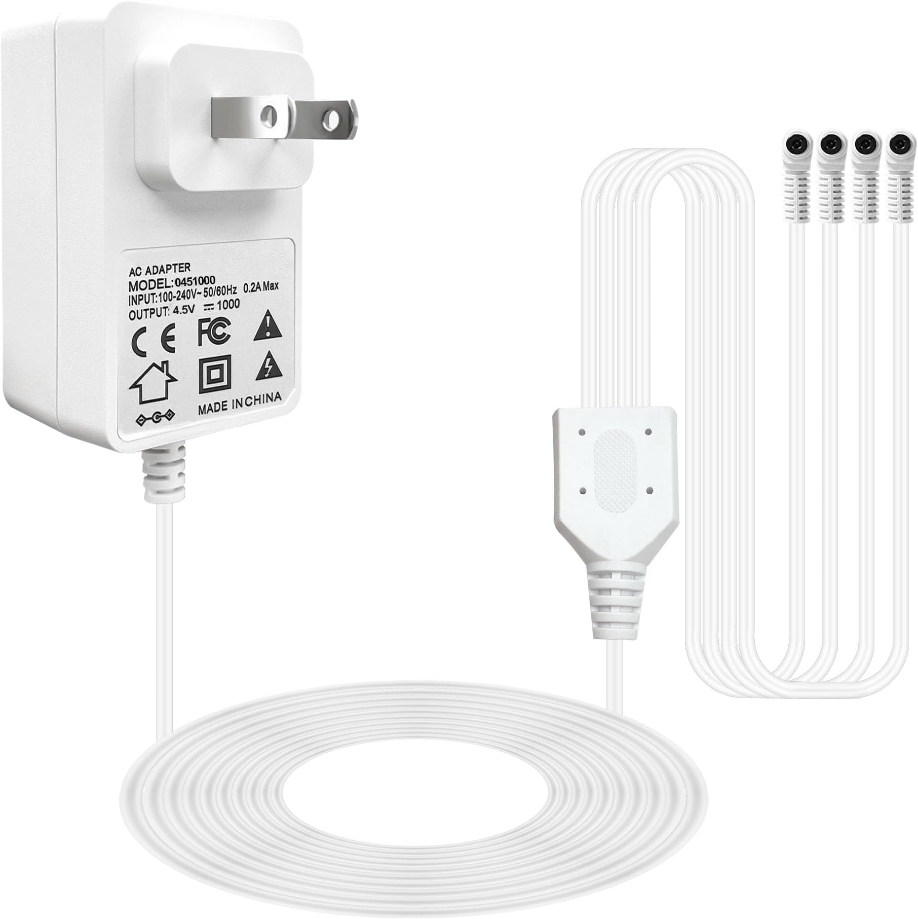 Amazon.com: AC/DC 4.5V White Power Adapter Compatible with Lemax ...