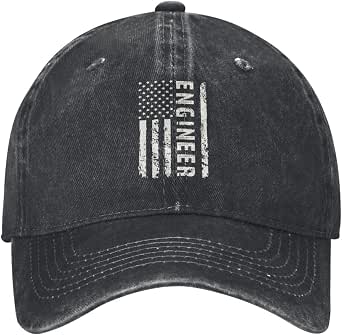 Amazon.com: American Engineer Flag Baseball Cap for Men Women Hat ...