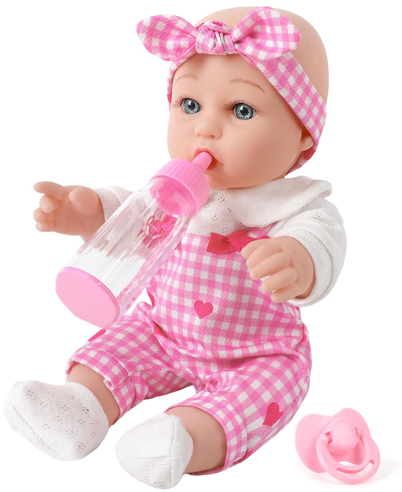 Amazon.com: DONTNO 12'' Baby Doll with Clothes and Accessories, Newborn ...
