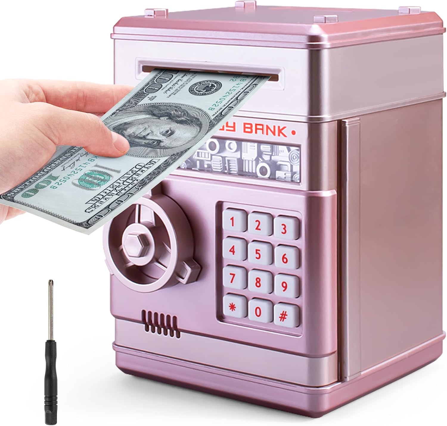 PhilaeEC – Alcancía de juguete para niñas y niños, caja de ahorro ...