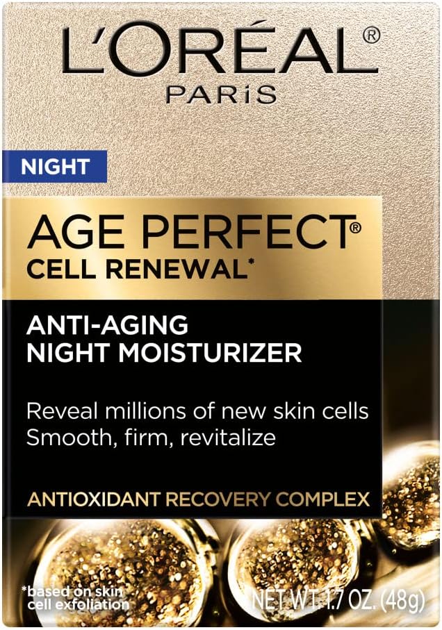 Amazon.com: L'Oreal Paris, Age Perfect Night Moisturizer, 1.7 Fl Oz ...