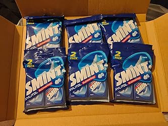 Smint Sugar Free Mints, Peppermint Flavour - 8 x 150 XL Bottles ...