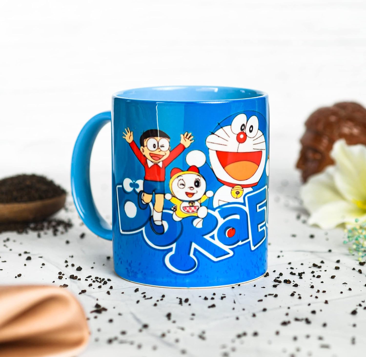 Doraemon And Nobita Cartoon Printed Ceramic Coffee Mug - 350ml Coffee ...