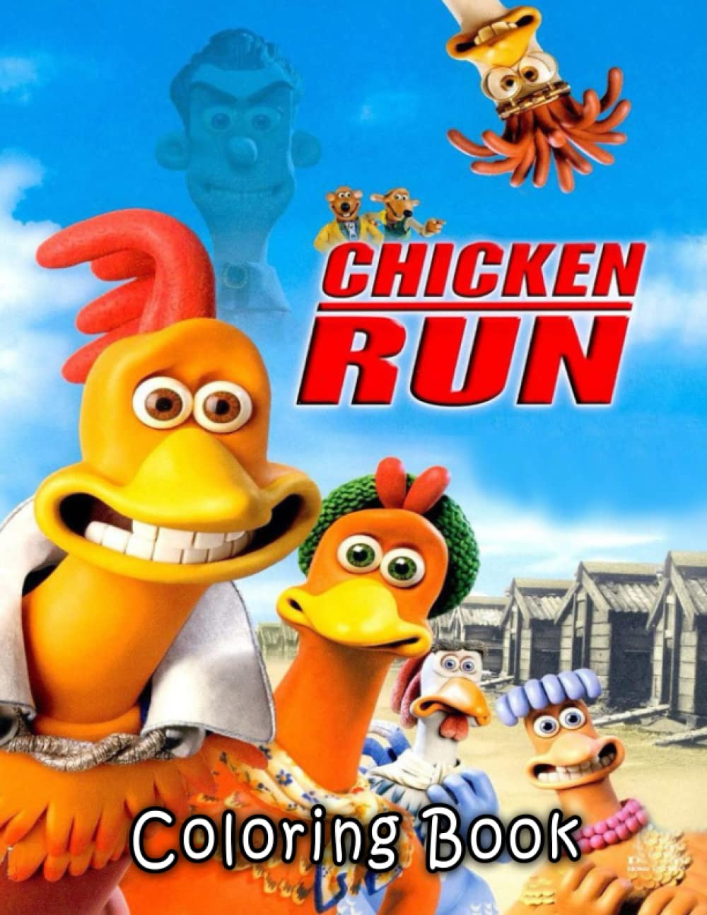 Chicken Run Coloring Book Great Coloring Book For Kids Fans ...