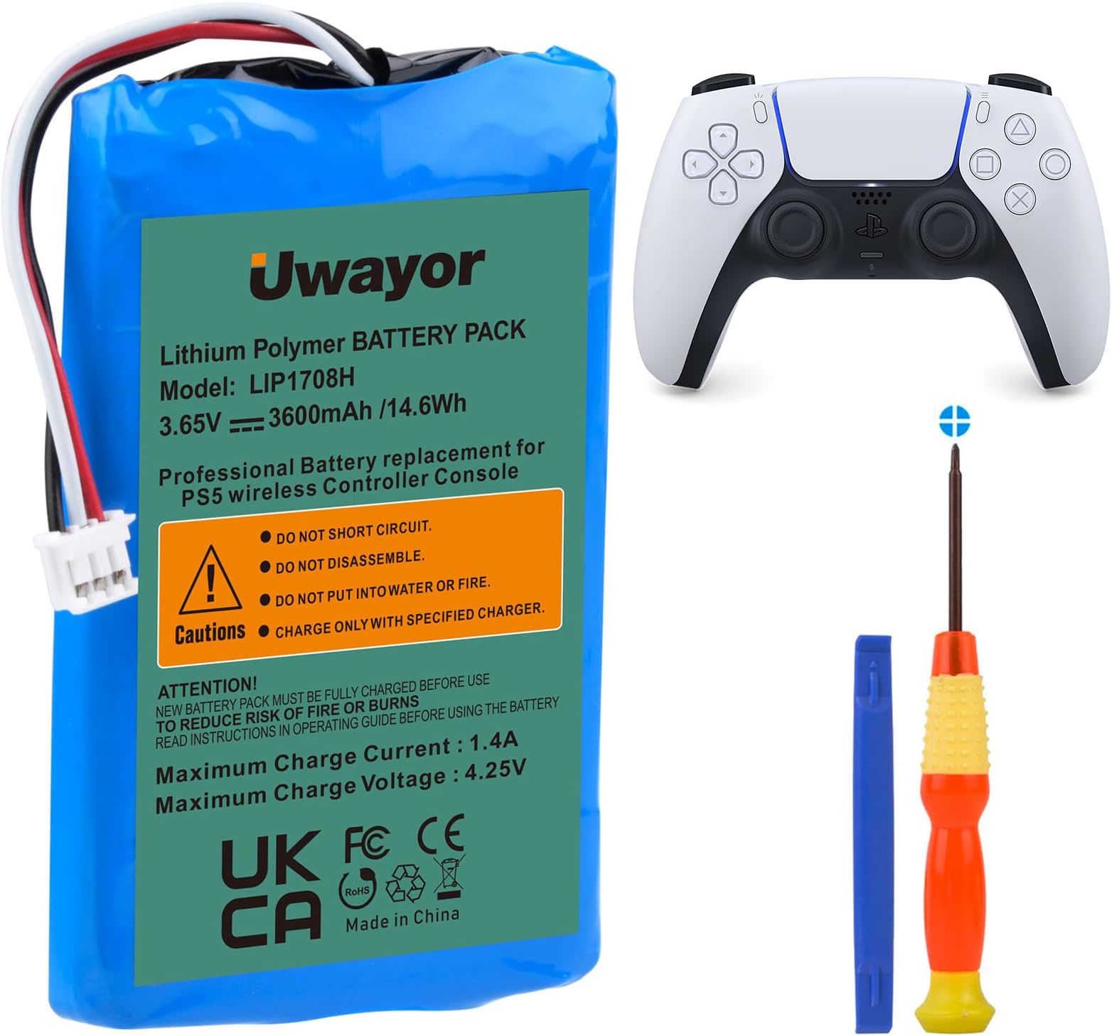 Amazon.com: 1800mAh 3.7V LIP1708 Replacement Battery For Sony ...