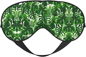 Monstera Deliciosa Banana Palm Sleep Mask,Eye Mask for Sleeping, Ultra ...