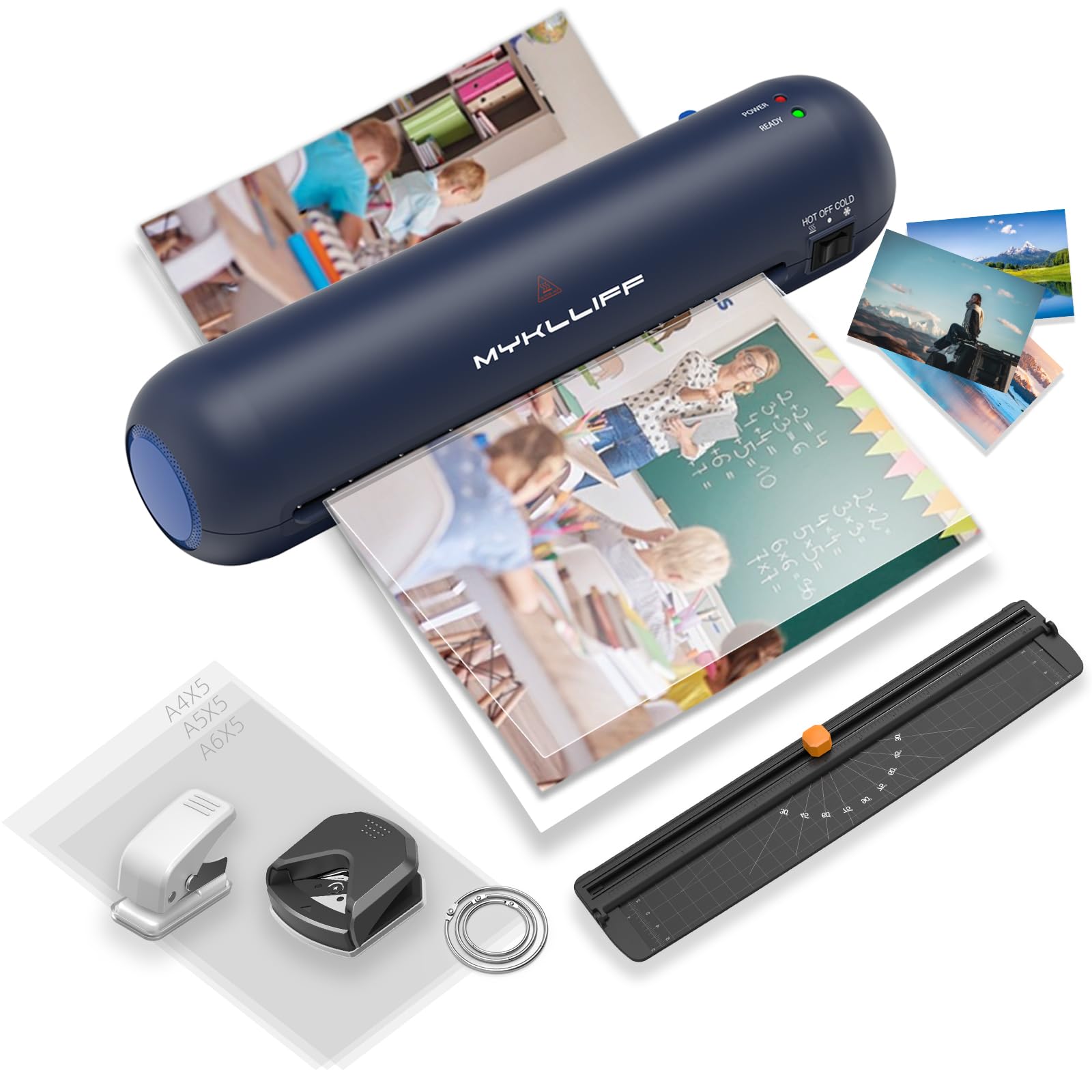 Amazon.com: Laminator Machine 9-Inch Portable Thermal Laminator with ...