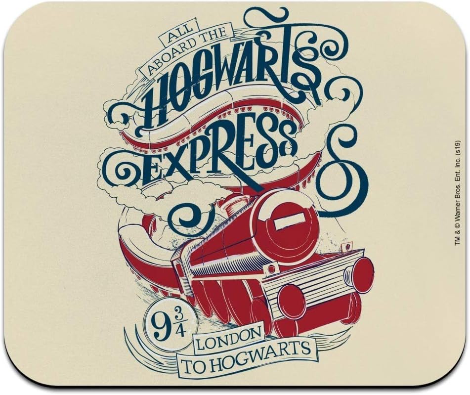 Amazon.com: Harry Potter Hogwarts Floral Crest Low Profile Thin Rubber ...