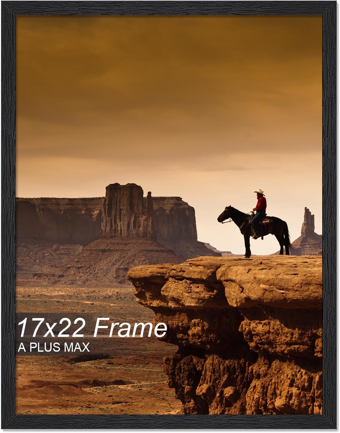 Amazon.com - A PLUS MAX 17x22 Picture Frame, Black Engineered Wood ...
