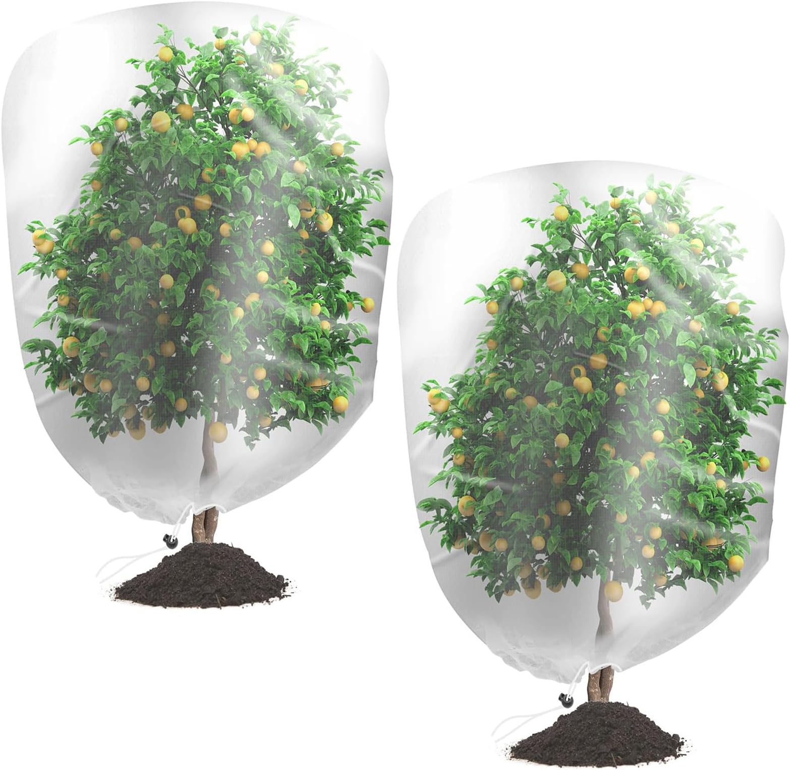 iwiio Bird Netting for Garden Protection - 2 Pack Fruit Tree Netting ...
